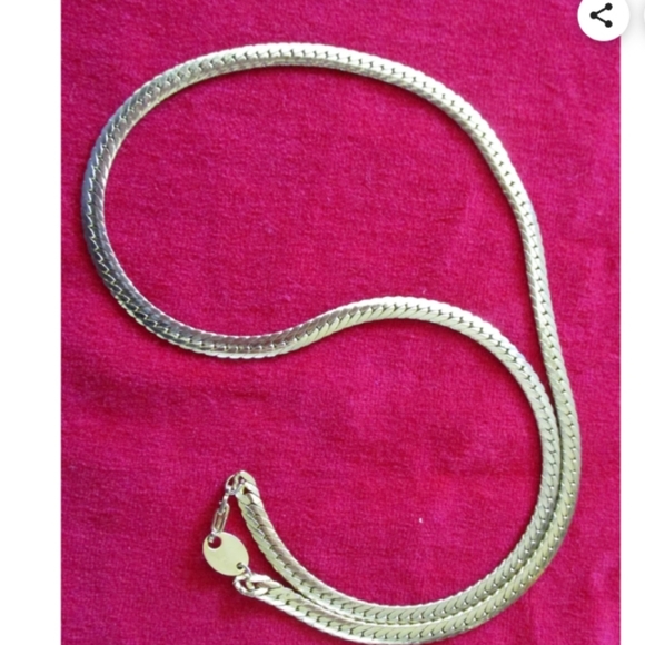 Jewelry | Vintage 14k Gold Plated 22 Inch Heavy Chain Necklace | Poshmark